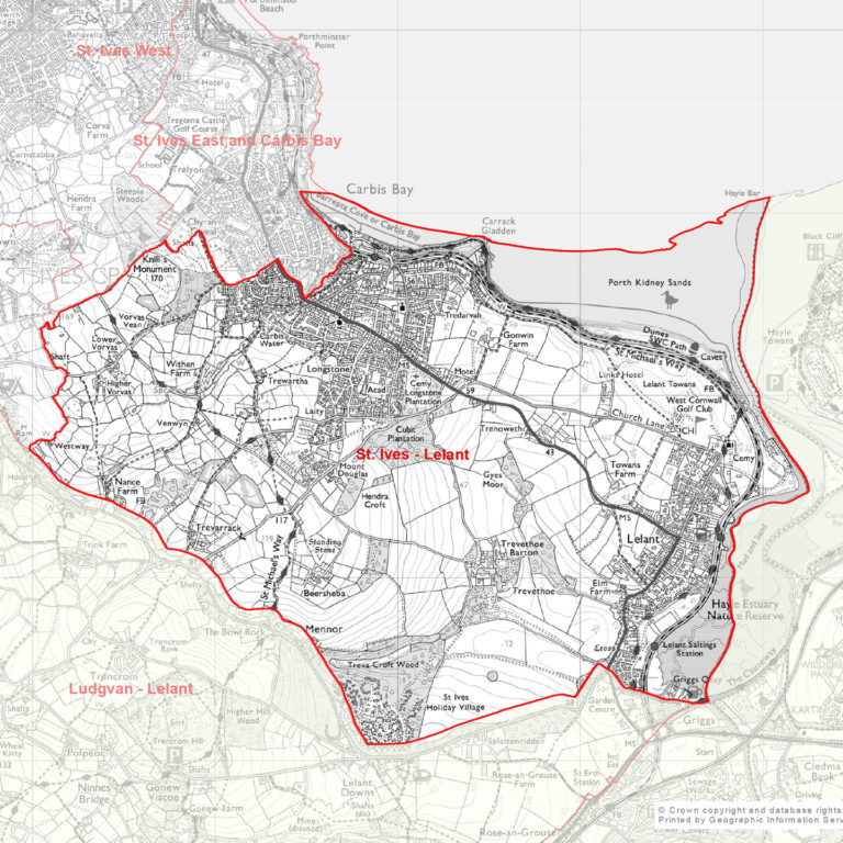 Site Map - St Ives Town Council, Cornwall