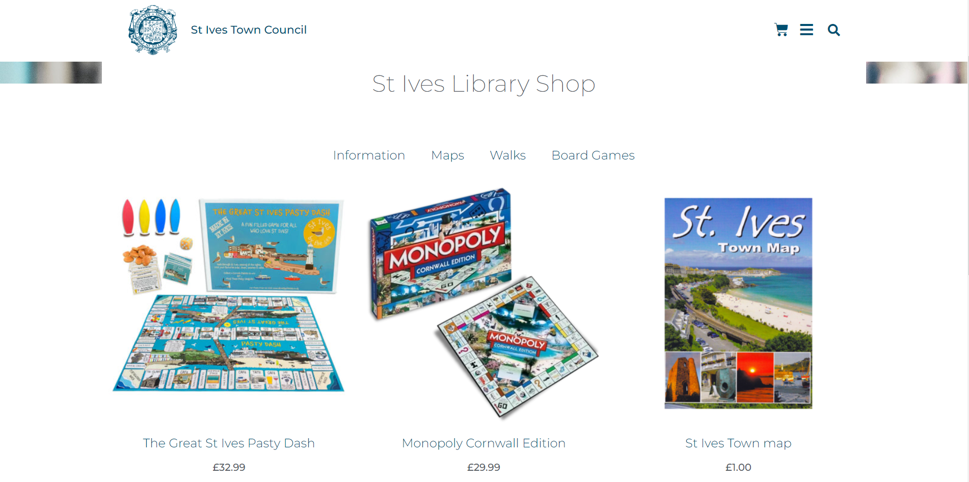 St Ives Library & Visitor Information Online Shop - St Ives Town ...